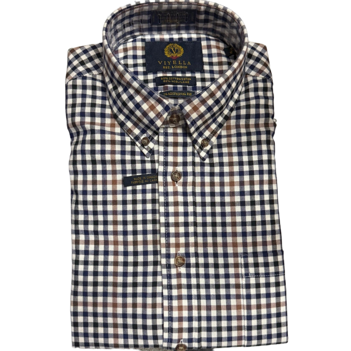Viyella Shirts Wool/Cotton Check Men's🍁 – The Real Wool Shop