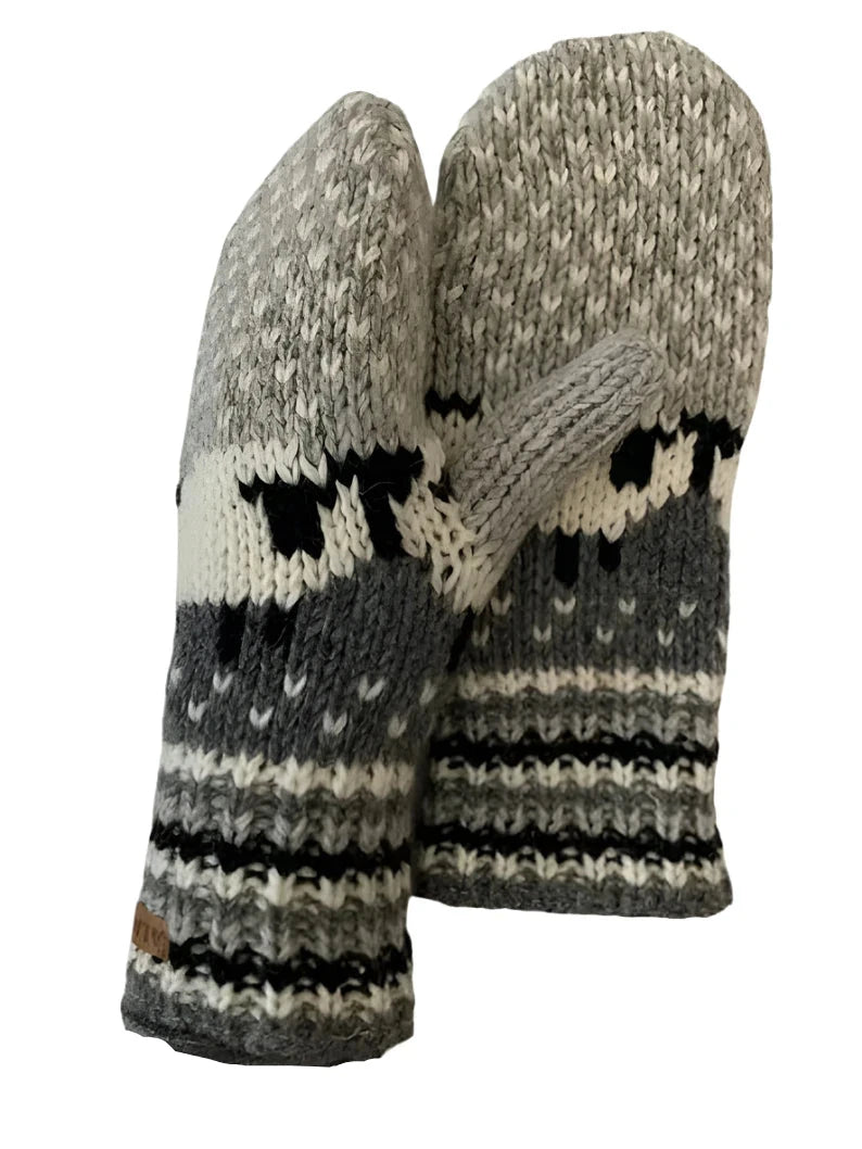 Mitts Wool Knit Lamb – The Real Wool Shop