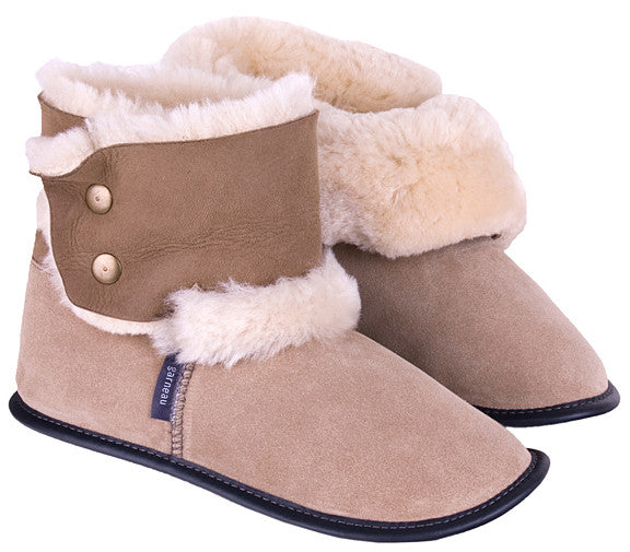 Sheepskin Slipper Reverse High Cut Men's🍁 – The Real Wool Shop